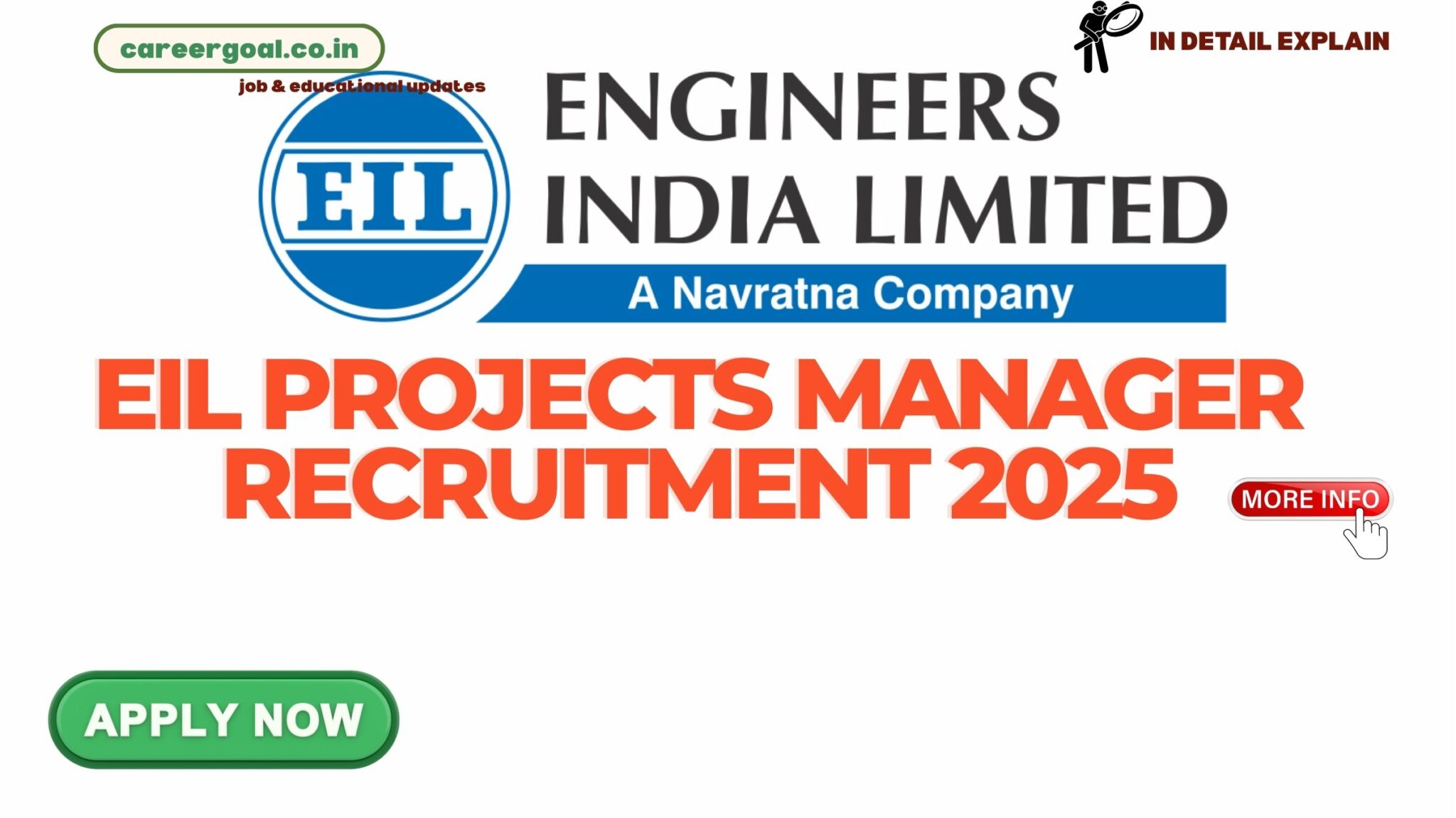 eil manager recruitment 2025 - Career Goal