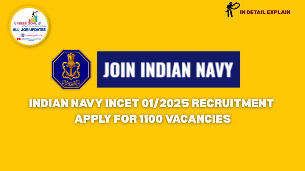 Indian Navy INCET 01/2025 Recruitment: Apply for 1100 Vacancies ...
